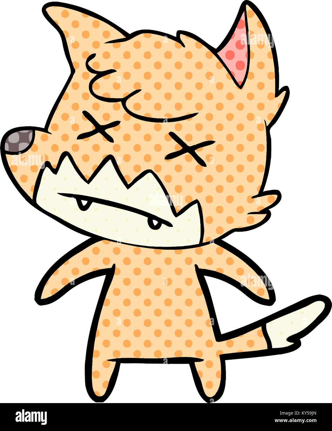 cartoon dead fox Stock Vector Image & Art - Alamy