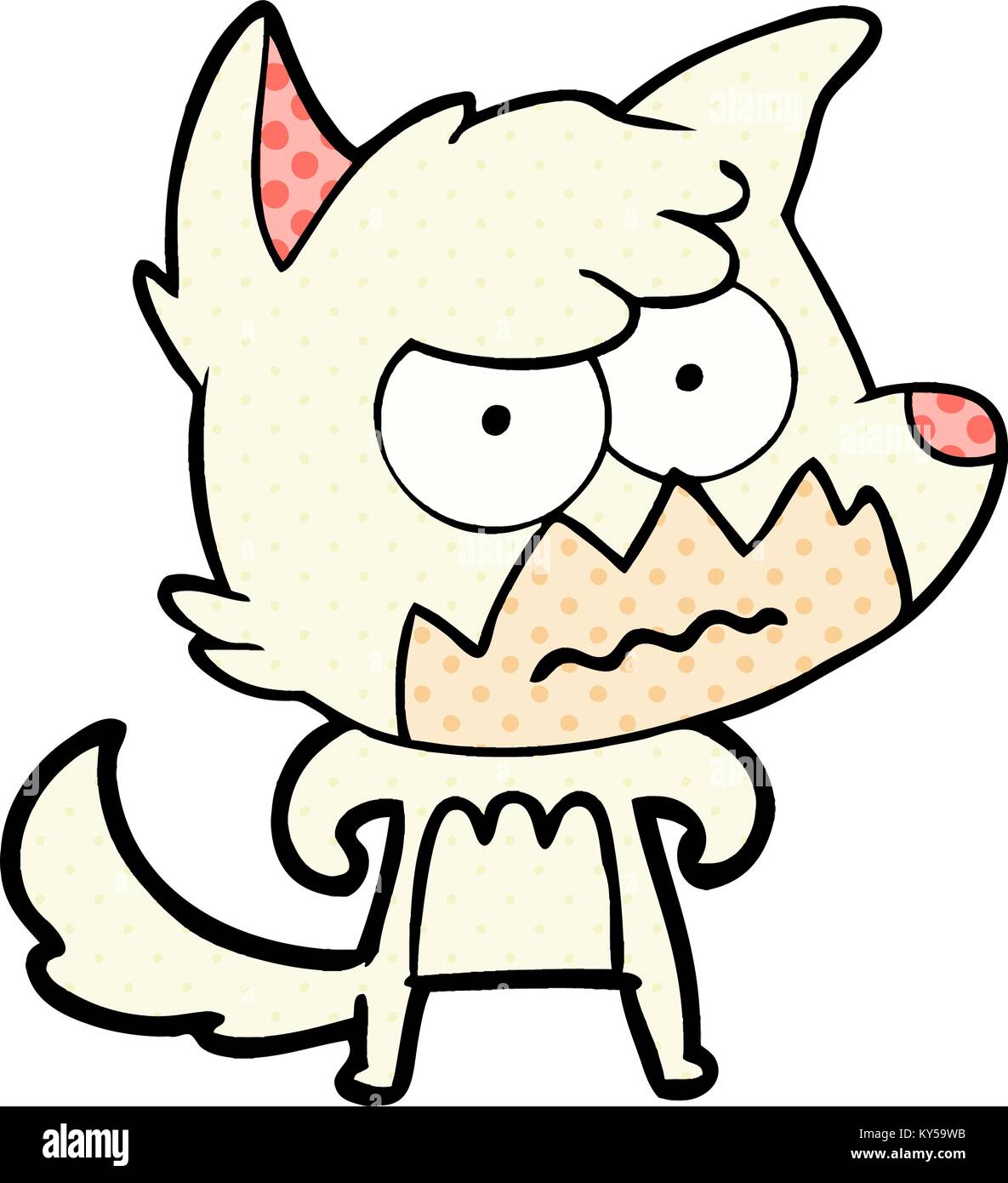 cartoon annoyed fox Stock Vector Image & Art - Alamy
