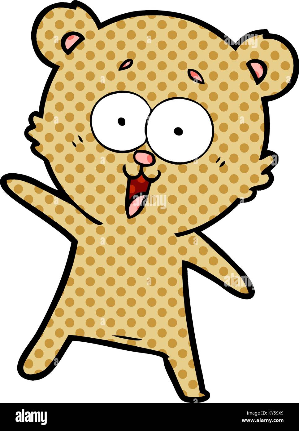 laughing teddy bear cartoon Stock Vector Image & Art - Alamy
