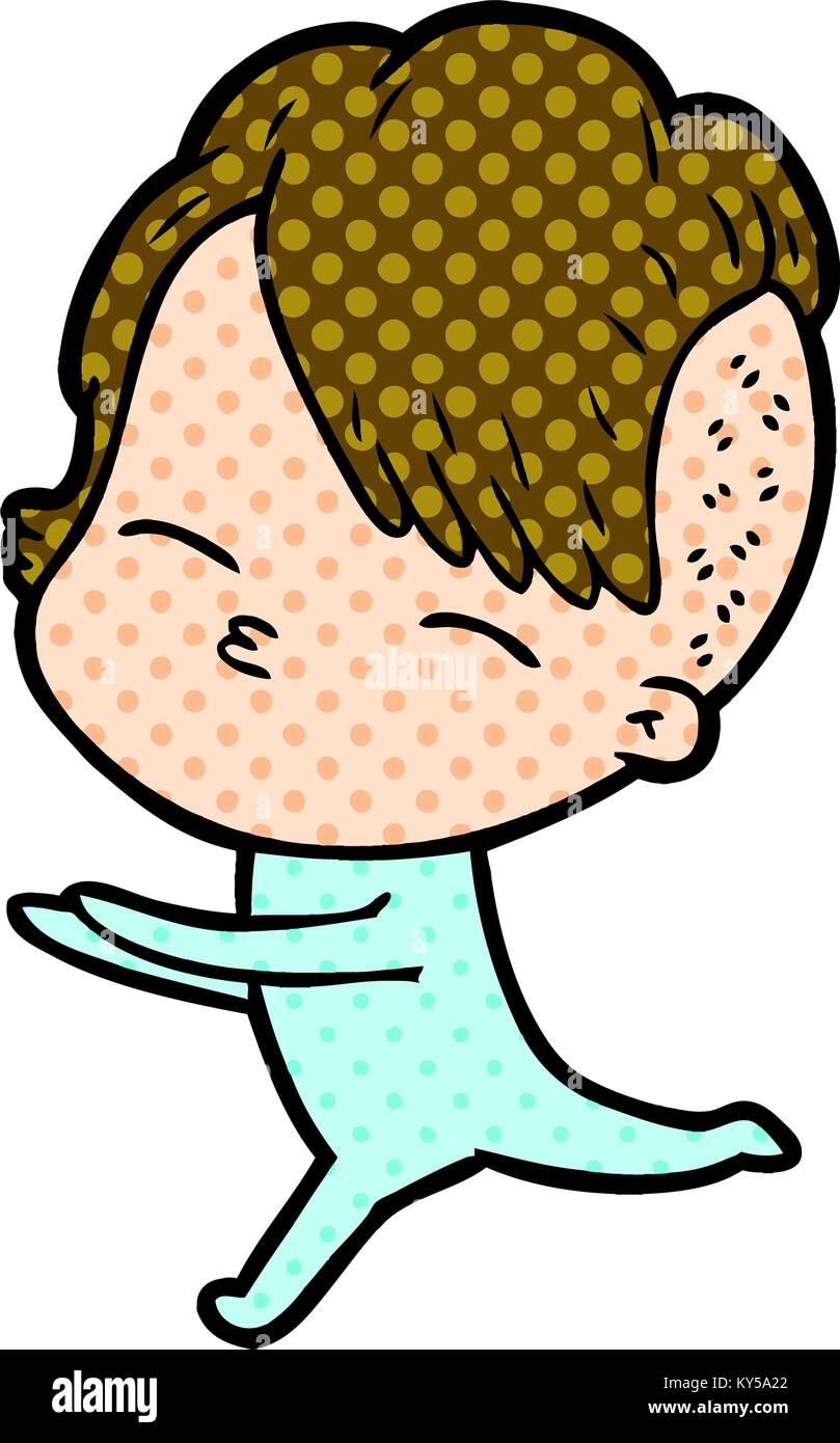 cartoon girl in onesie Stock Vector Image & Art - Alamy