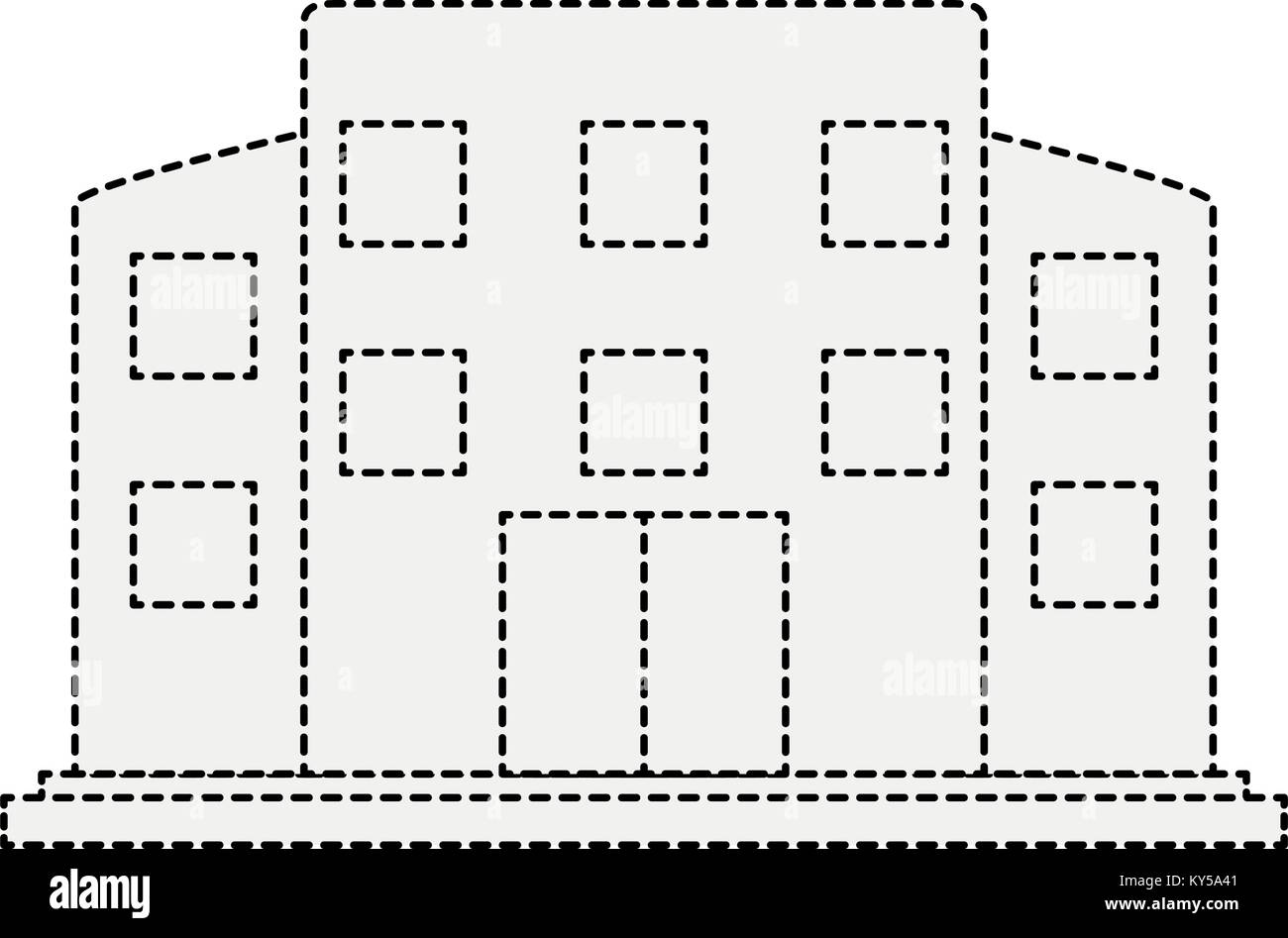Hospital building symbol Stock Vector Image & Art - Alamy