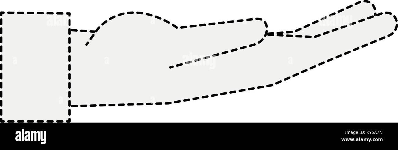 Hand with palm open Stock Vector Image & Art - Alamy