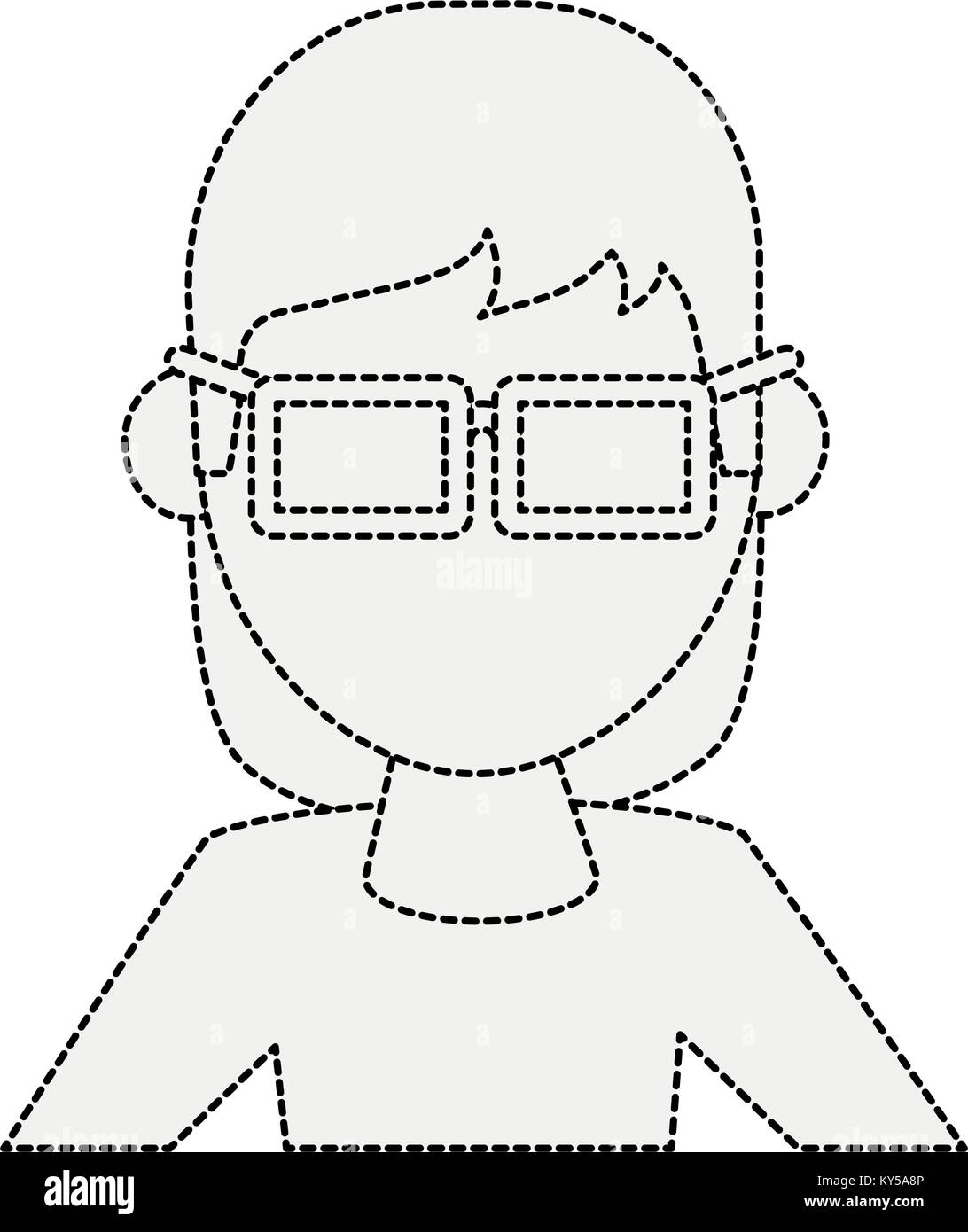 Geek woman avatar Stock Vector Image & Art - Alamy