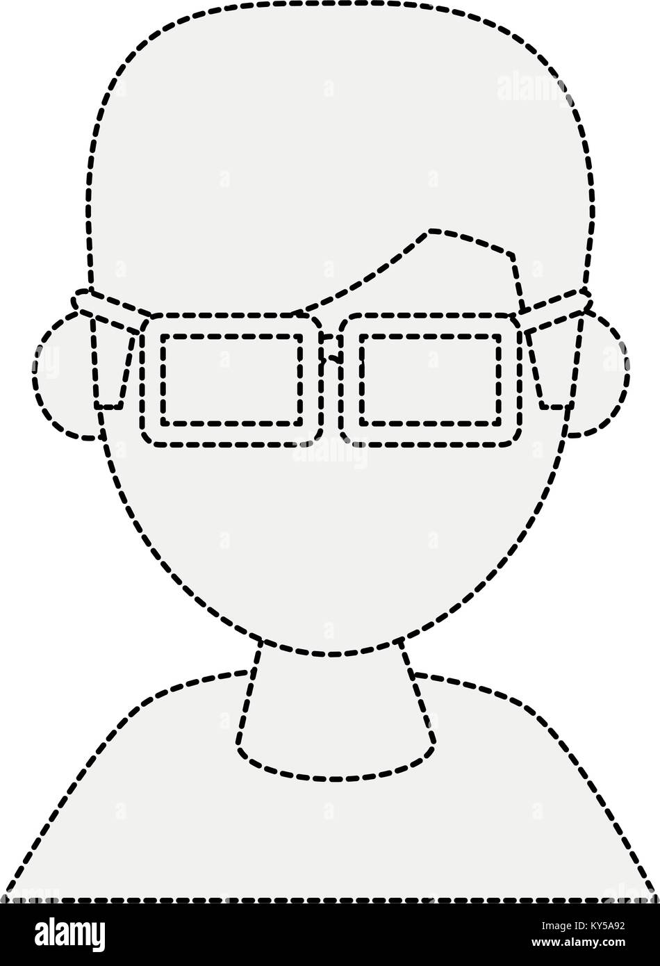 Geek man cartoon Stock Vector Image & Art - Alamy