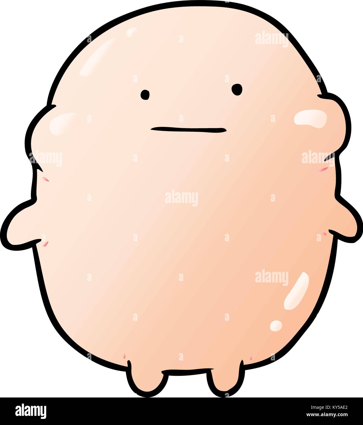 cute fat cartoon human Stock Vector Image & Art - Alamy
