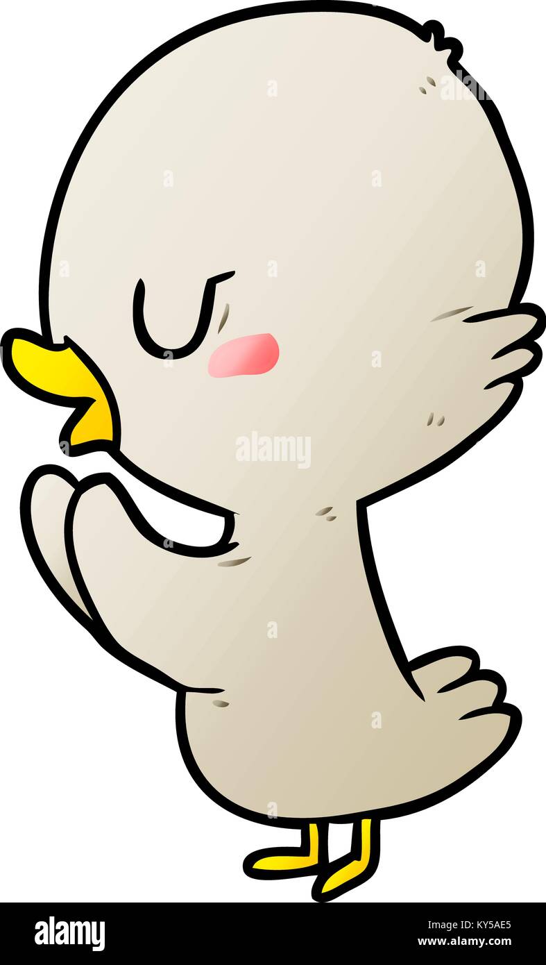 cute cartoon duckling Stock Vector Image & Art - Alamy