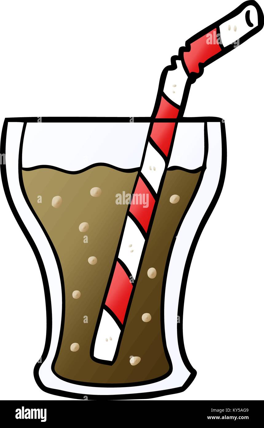 cartoon glass of cola Stock Vector Image & Art - Alamy