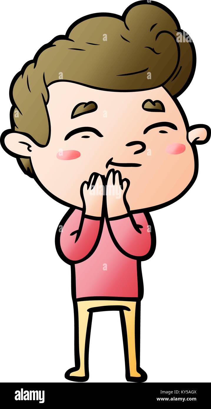 happy cartoon man Stock Vector Image & Art - Alamy