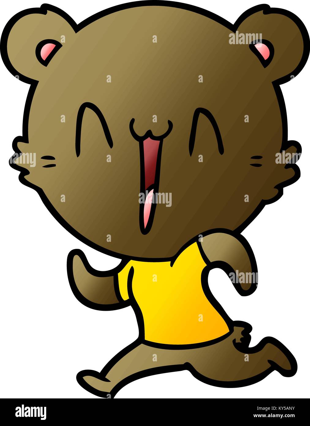 running bear cartoon Stock Vector Image & Art - Alamy
