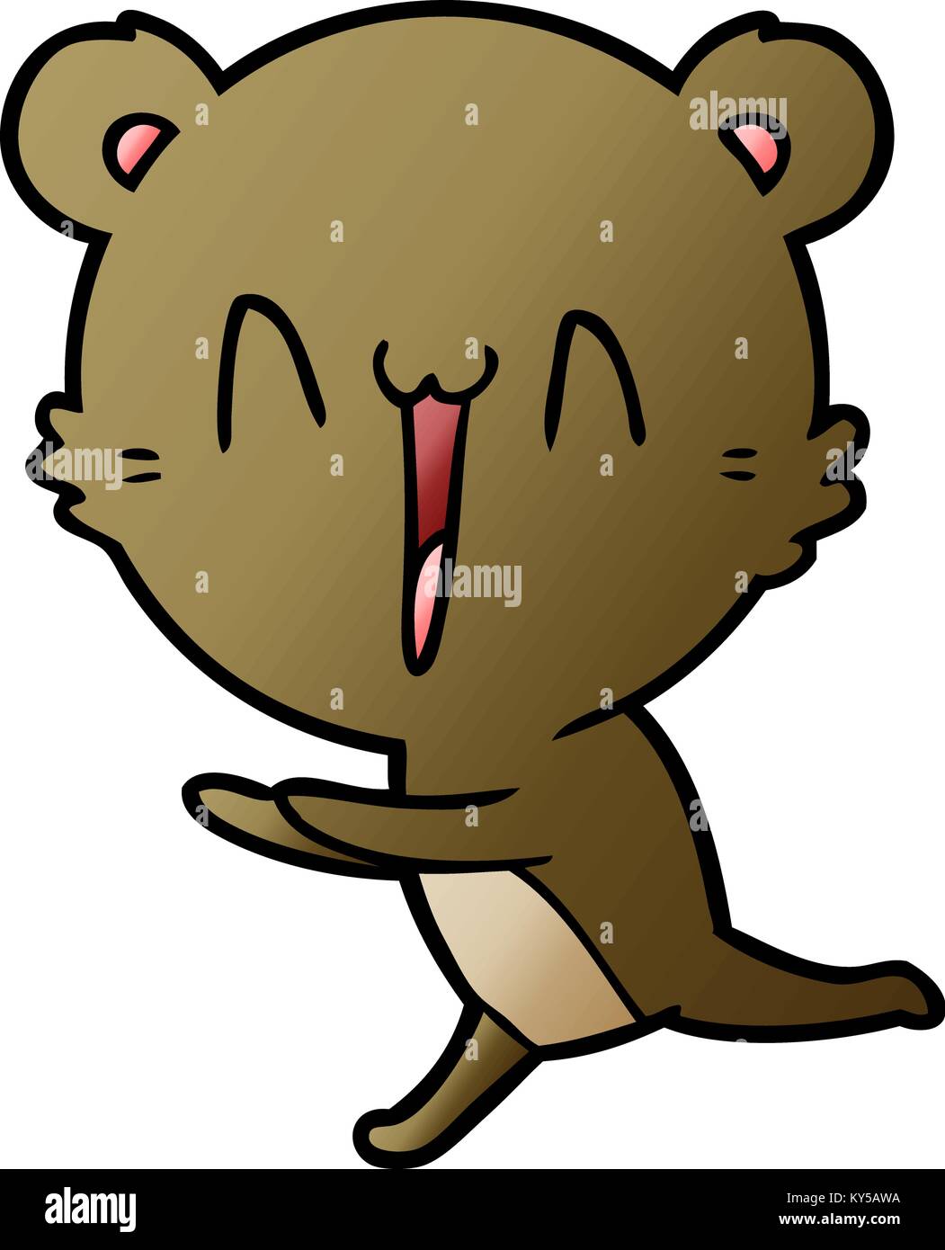 running bear cartoon Stock Vector Image & Art - Alamy