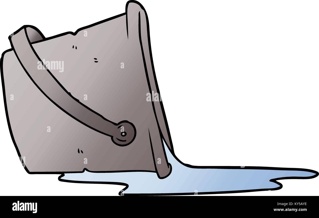 Freehand Drawn Cartoon Bucket Water High Resolution Stock Photography ...