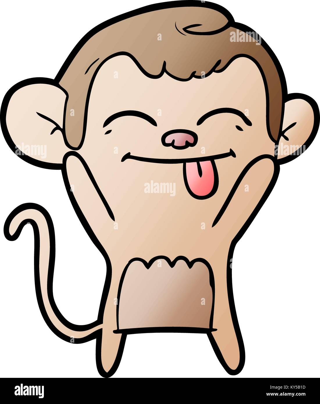 funny cartoon monkey Stock Vector Image & Art - Alamy