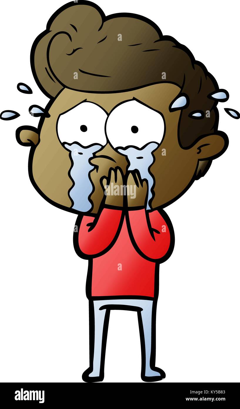 concerned crying man Stock Vector Image & Art - Alamy