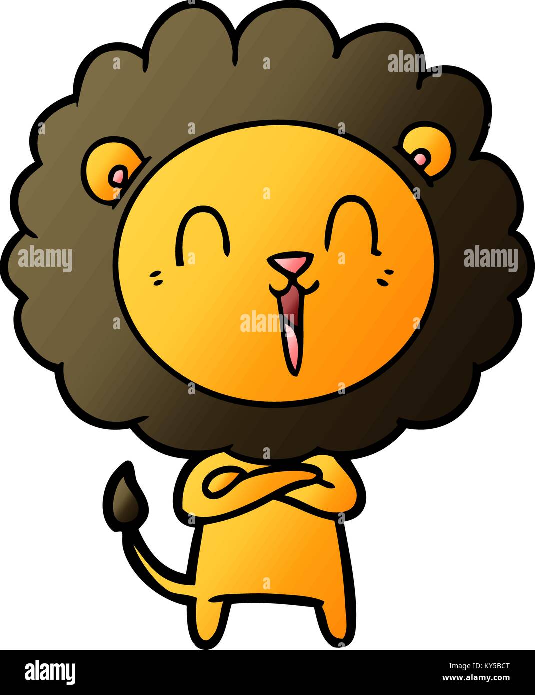 laughing lion cartoon Stock Vector Image & Art - Alamy