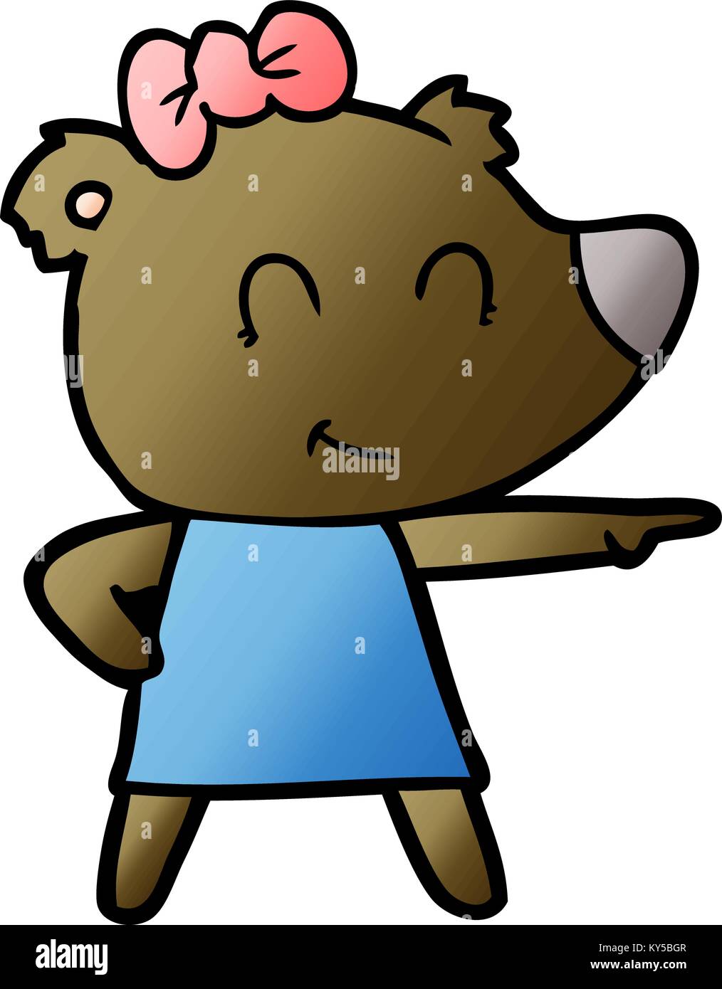 female bear cartoon Stock Vector Image & Art - Alamy