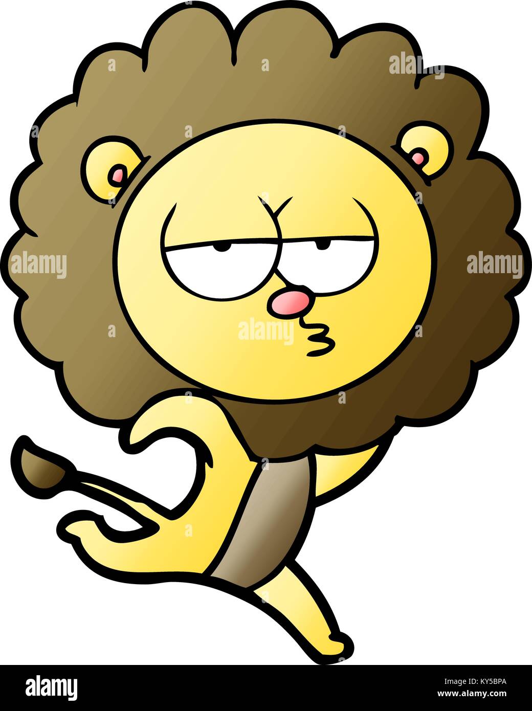 cartoon running lion Stock Vector Image & Art - Alamy
