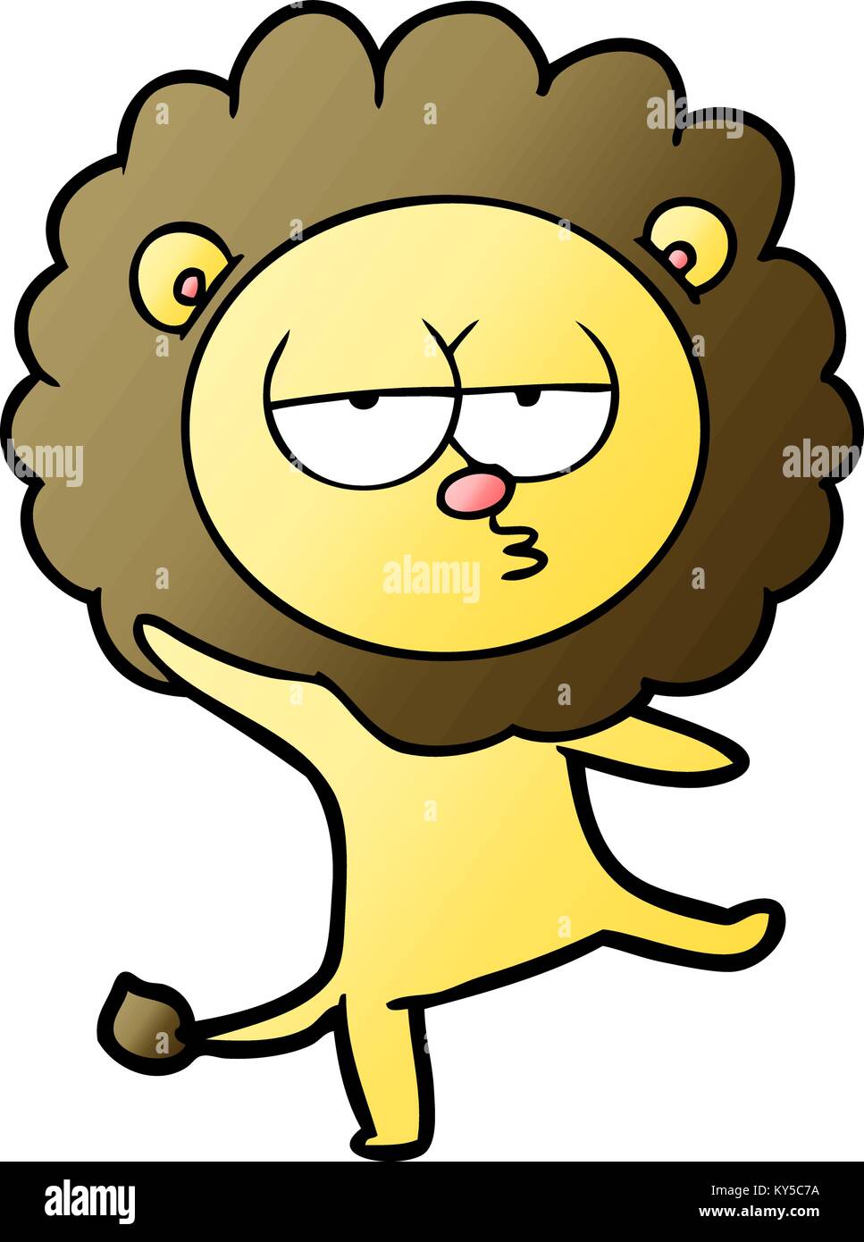 cartoon dancing lion Stock Vector Image & Art - Alamy