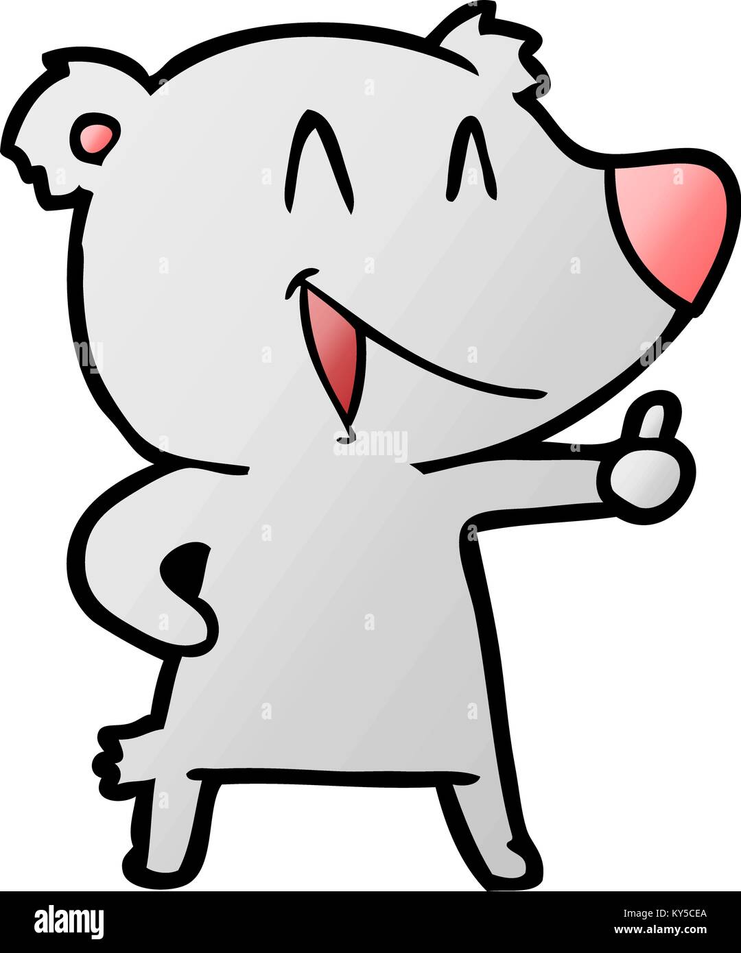 laughing bear cartoon Stock Vector Image & Art - Alamy