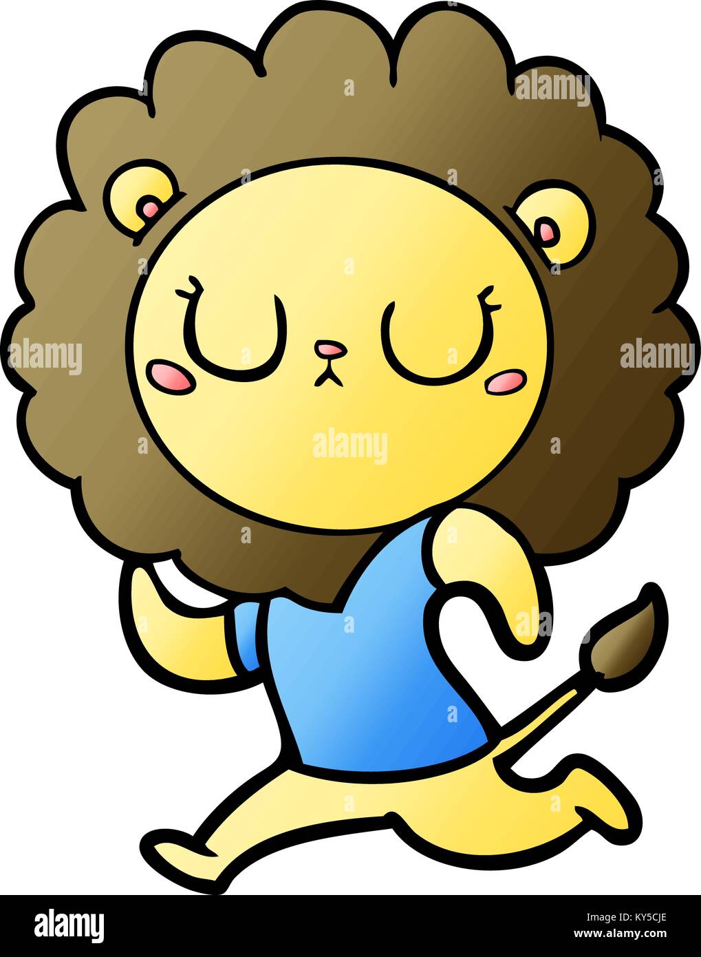 cartoon running lion Stock Vector Image & Art - Alamy