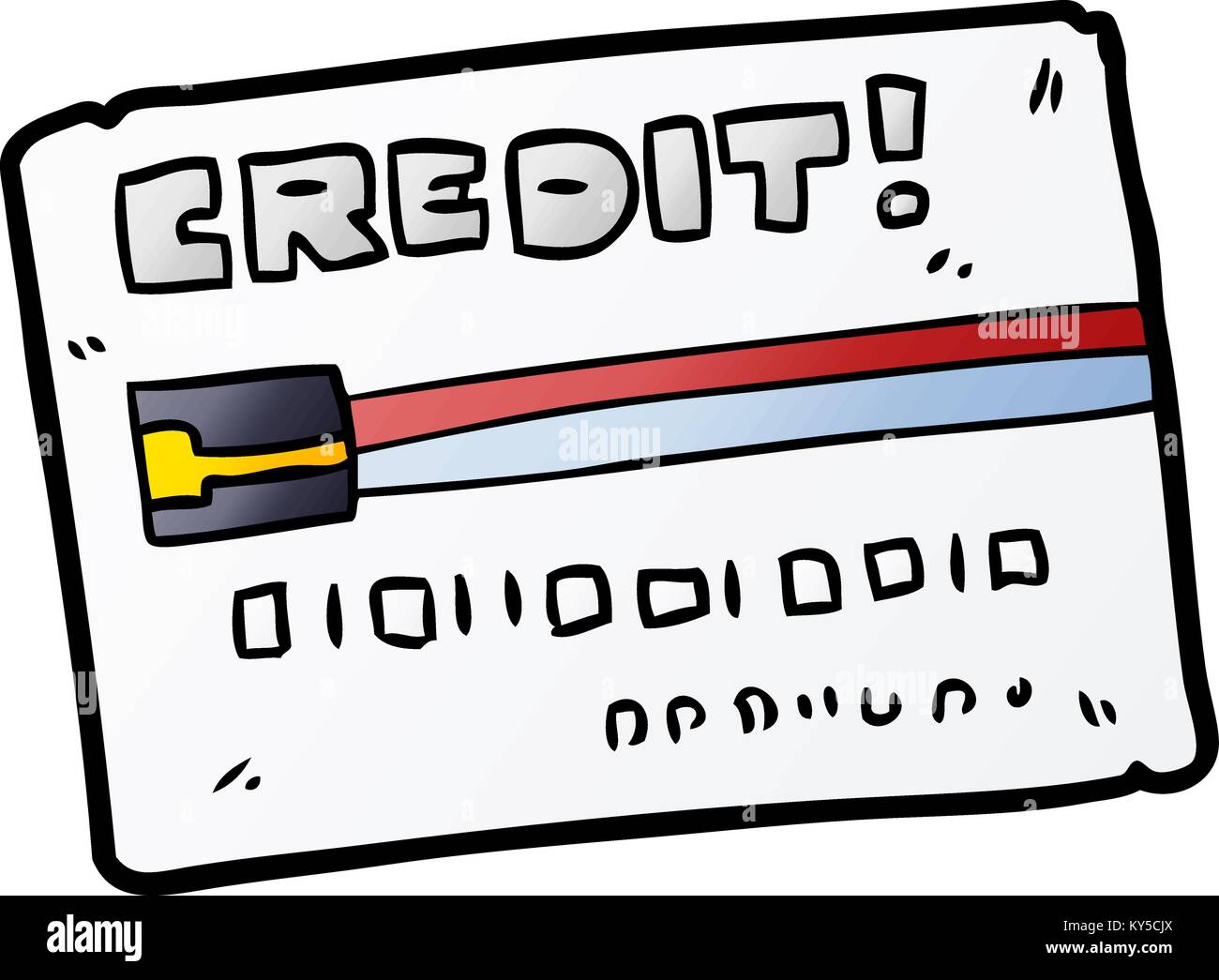 cartoon credit card Stock Vector Image & Art - Alamy