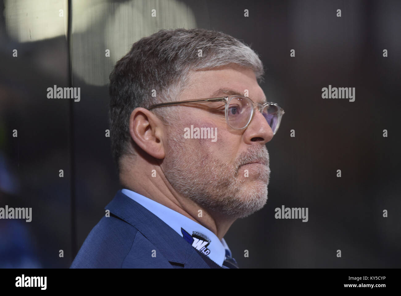 Villingen-Schwenningen, Germany. 12th Jan, 2018. Schwenningen's coach ...