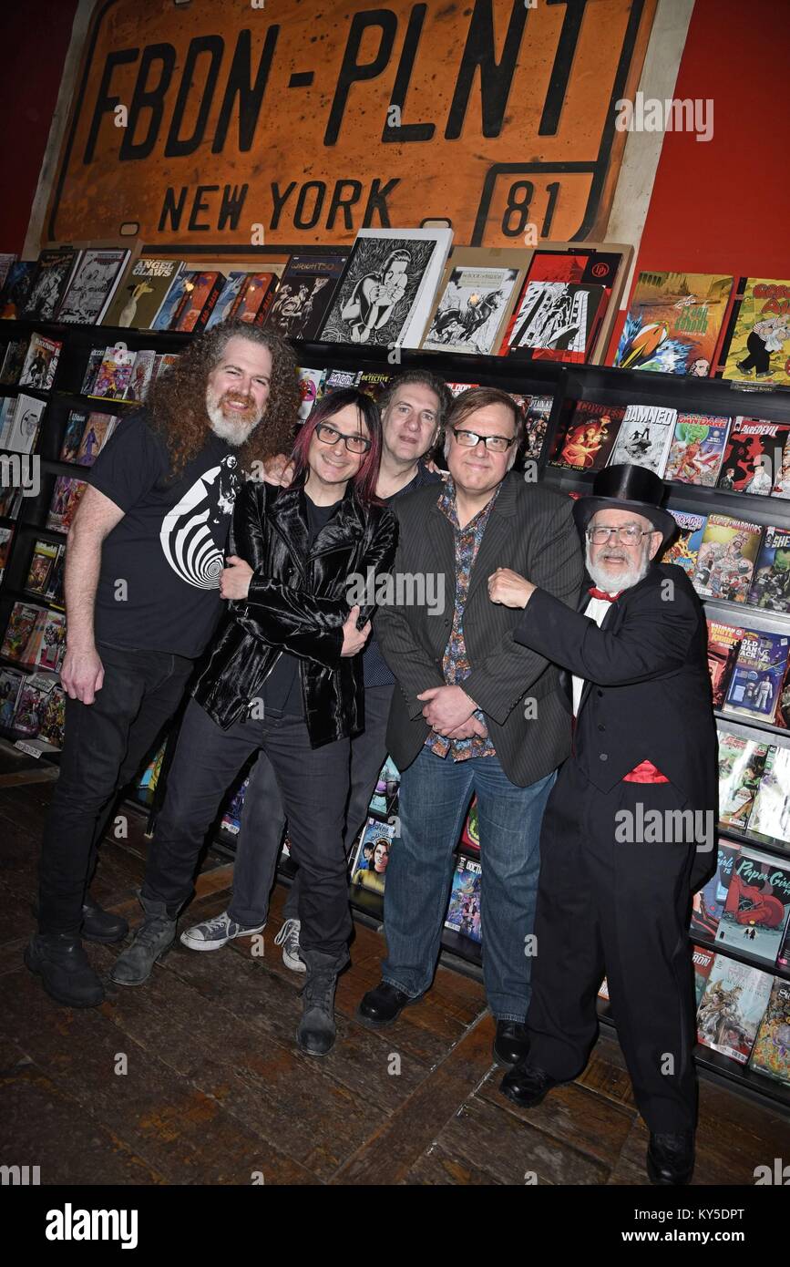 New York, NY, USA. 11th Jan, 2018. Dean Rispler, John Cafiero, Sal ...