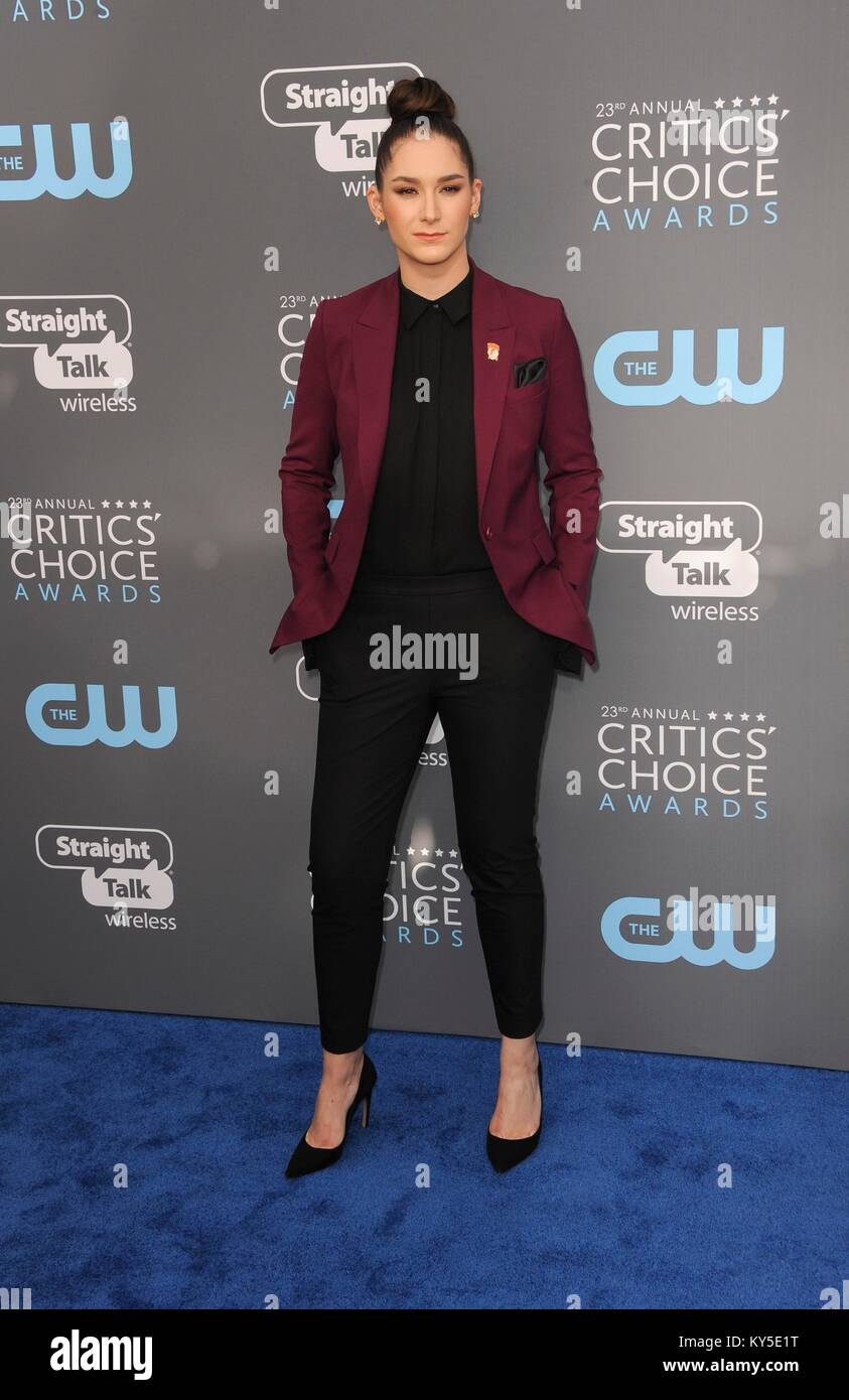 Liz Hannah at arrivals for The Critics' Choice Awards 2017 - Part 2 ...