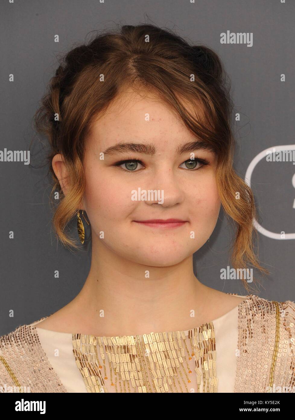 Millicent Simmonds at arrivals for The Critics' Choice Awards 2017 ...
