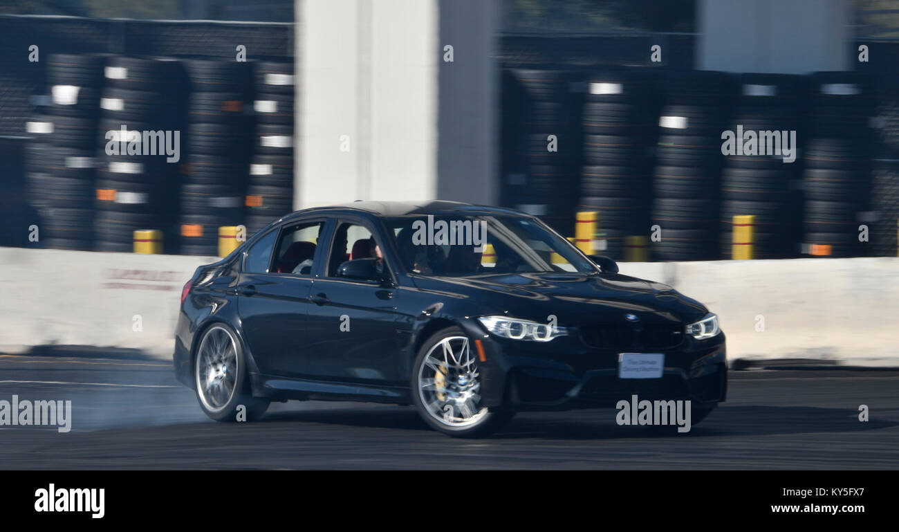 Las Vegas, USA. 12th January, 2018. BMW give CES attendees the ride of ...