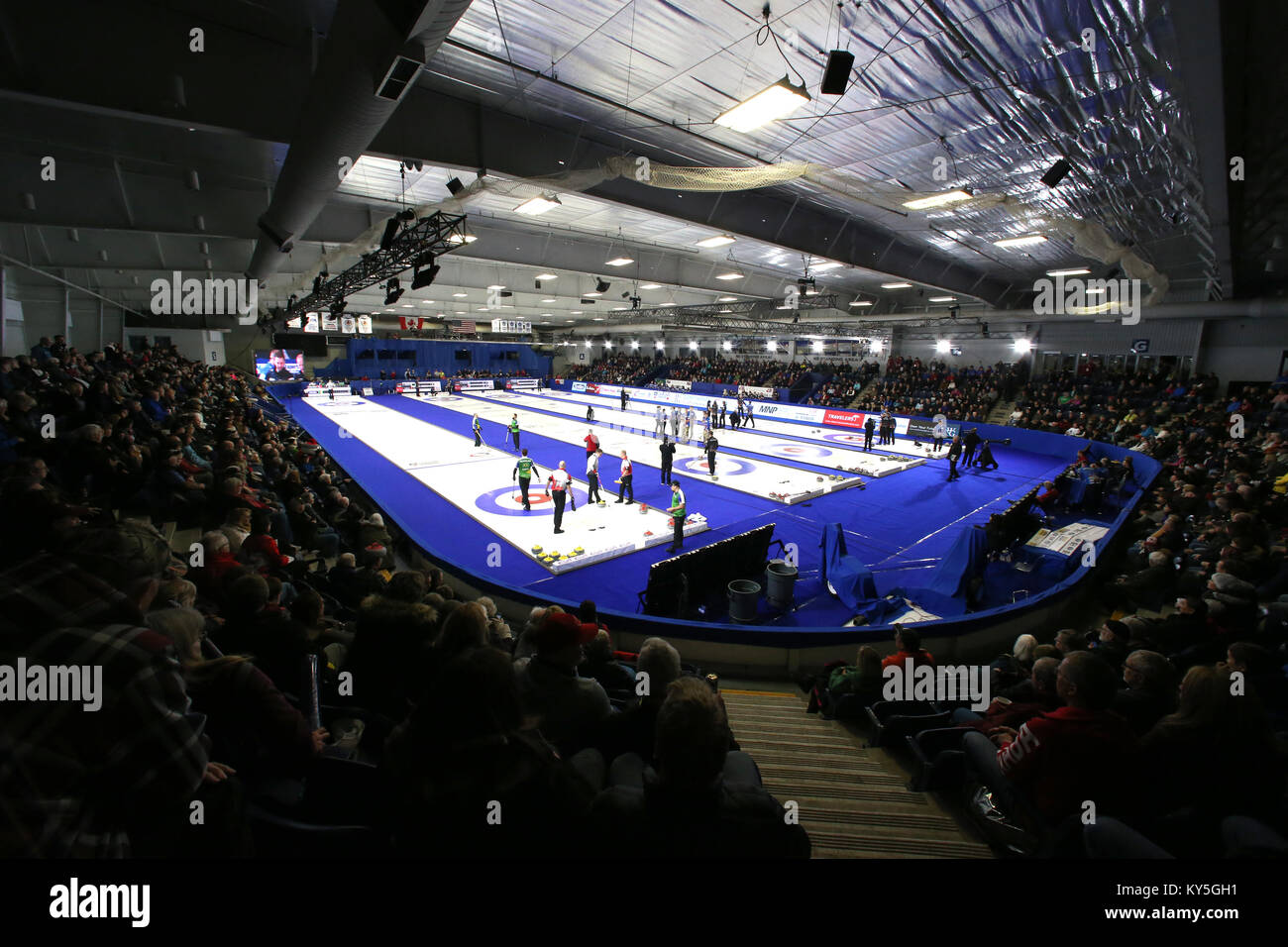 London, Ontario, Canada, Jan 12th 2018 Western Fair sports complex ...