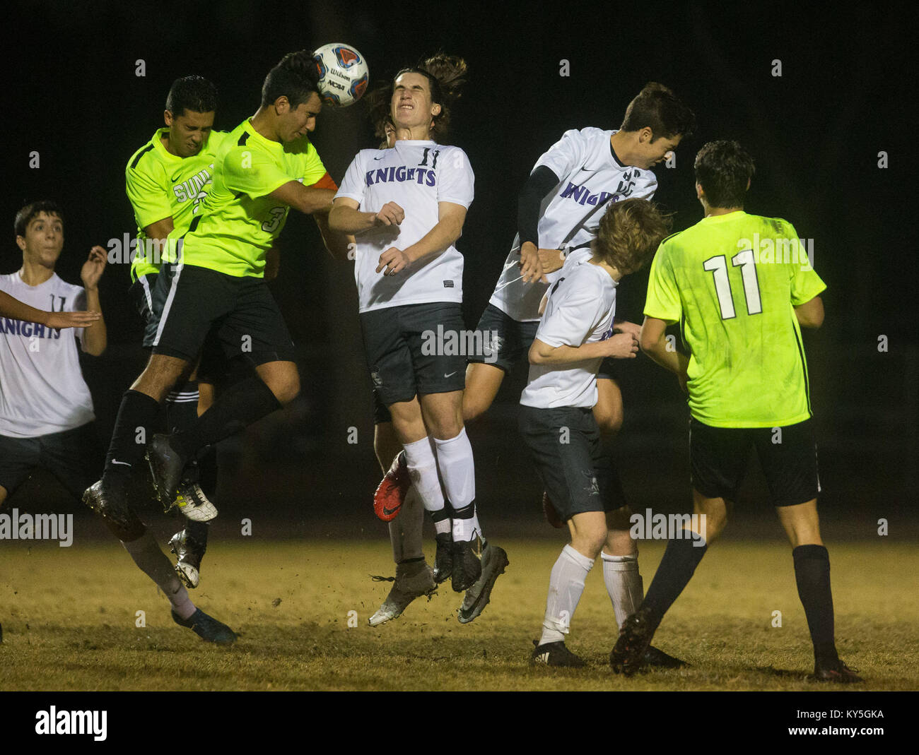 Florida, USA. 12th Jan, 2018. LOREN ELLIOTT | Times.Sunlake's Anthony ...