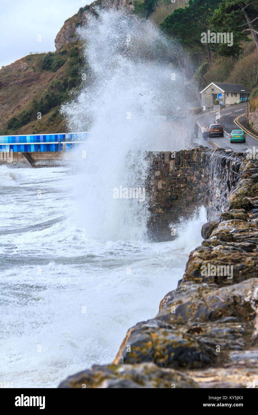 Meadfoot beach in torquay hi-res stock photography and images - Alamy