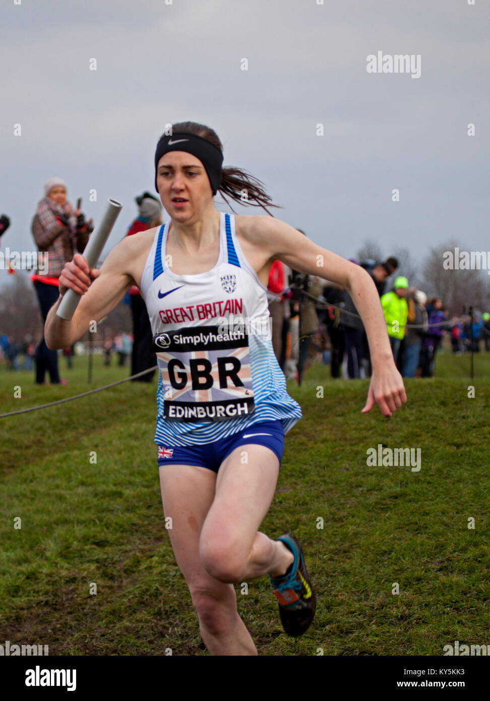 Edinburgh Cross Country 2018, Holyrood Park, Edinburgh, UK. Laura Muir ...