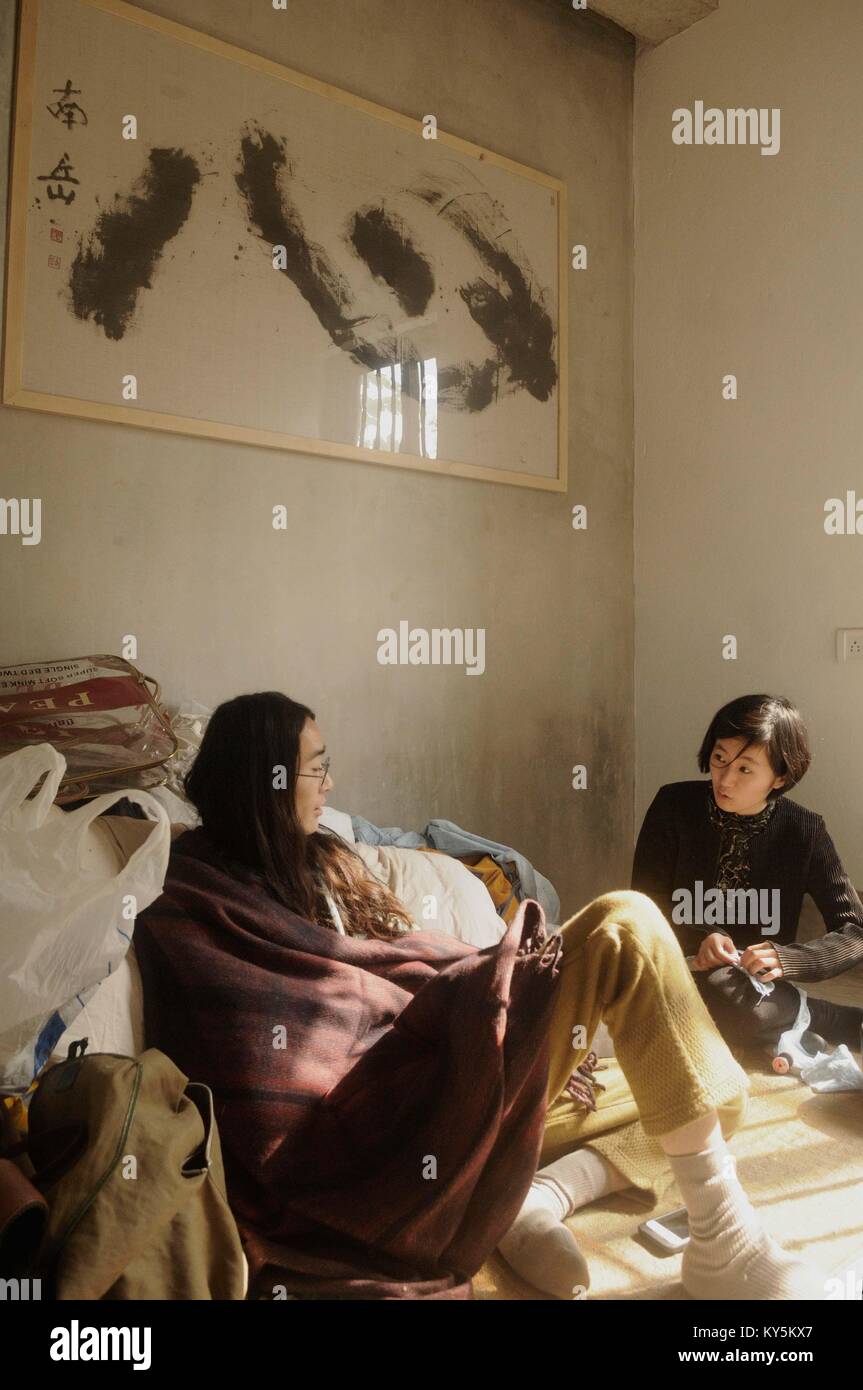 KOLKATA, INDIA - JANUARY 8: (R-L) Japanese Miku Watanabe (Fashion ...