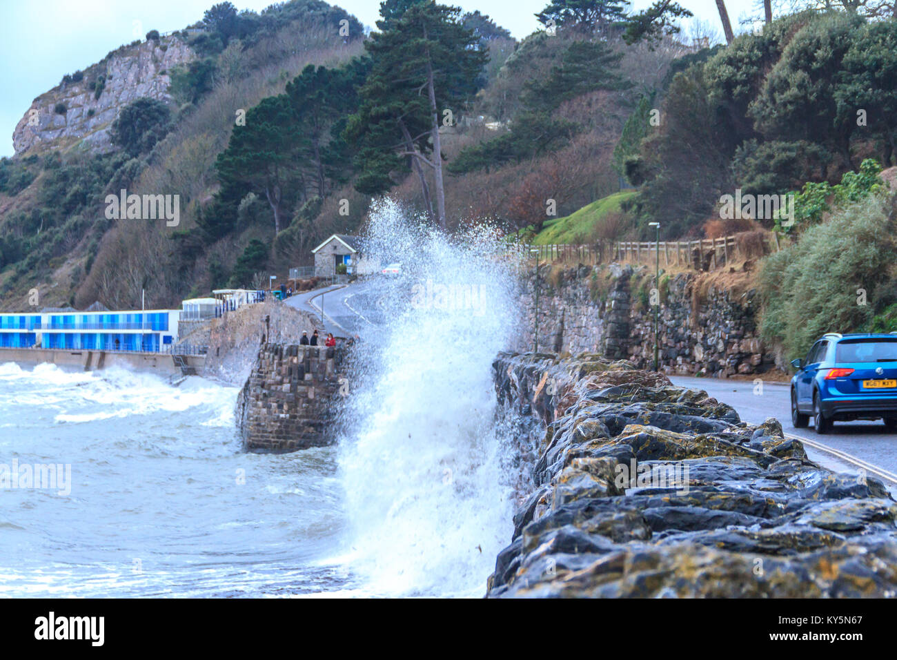 Driving past stormy sea hi-res stock photography and images - Alamy