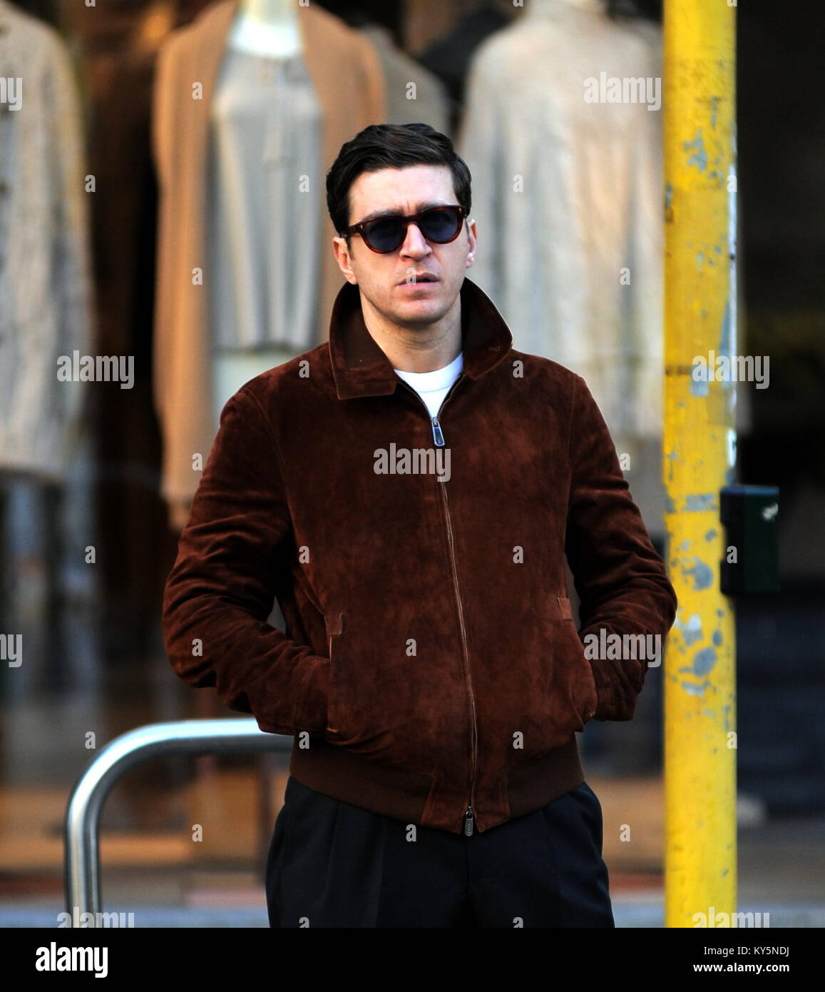 Milan, Alessandro Roja in the center after the Zegna fashion show The ...