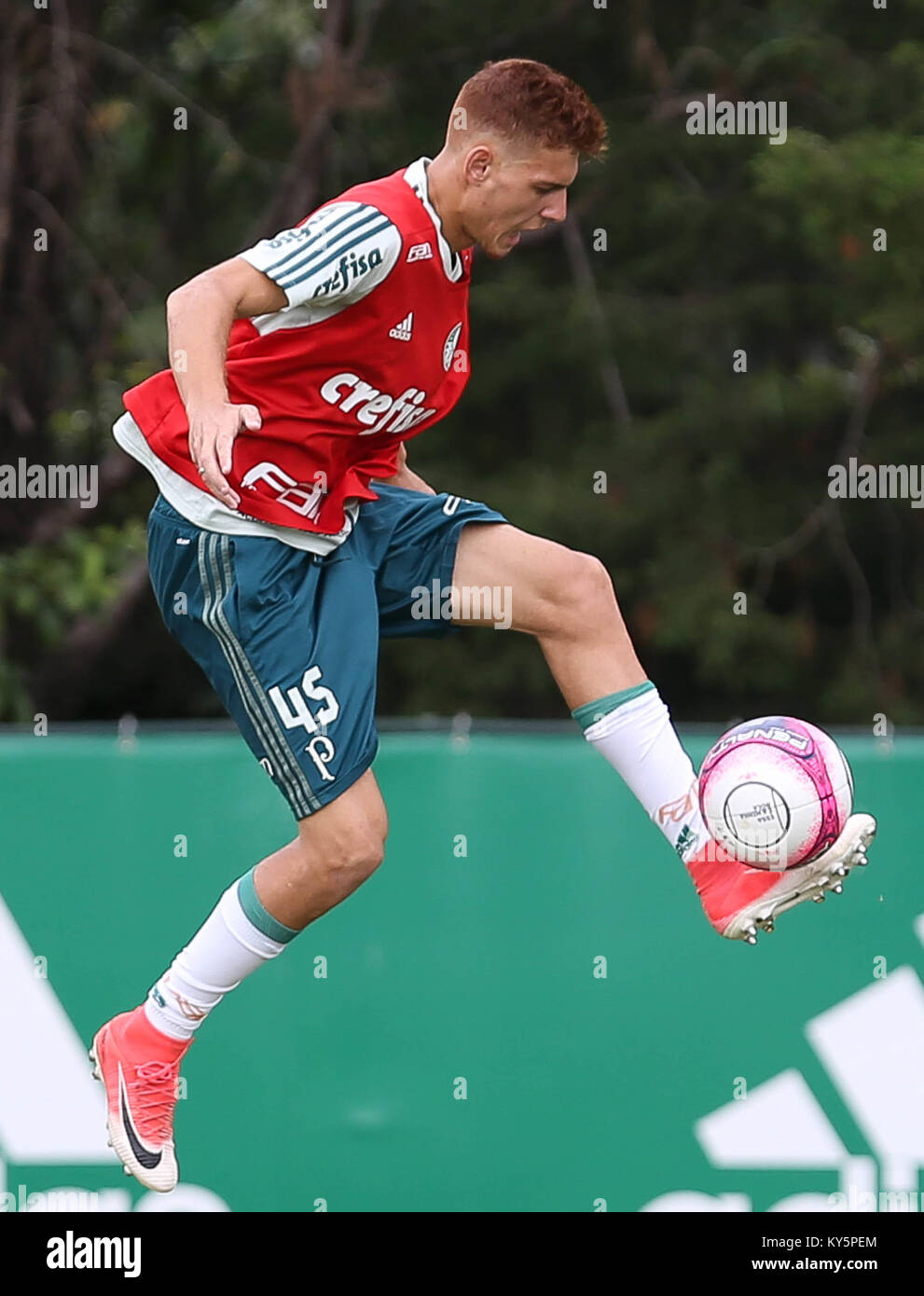SÃO PAULO, SP - 13.01.2018: TREINO DO PALMEIRAS - The player Ferrugem ...