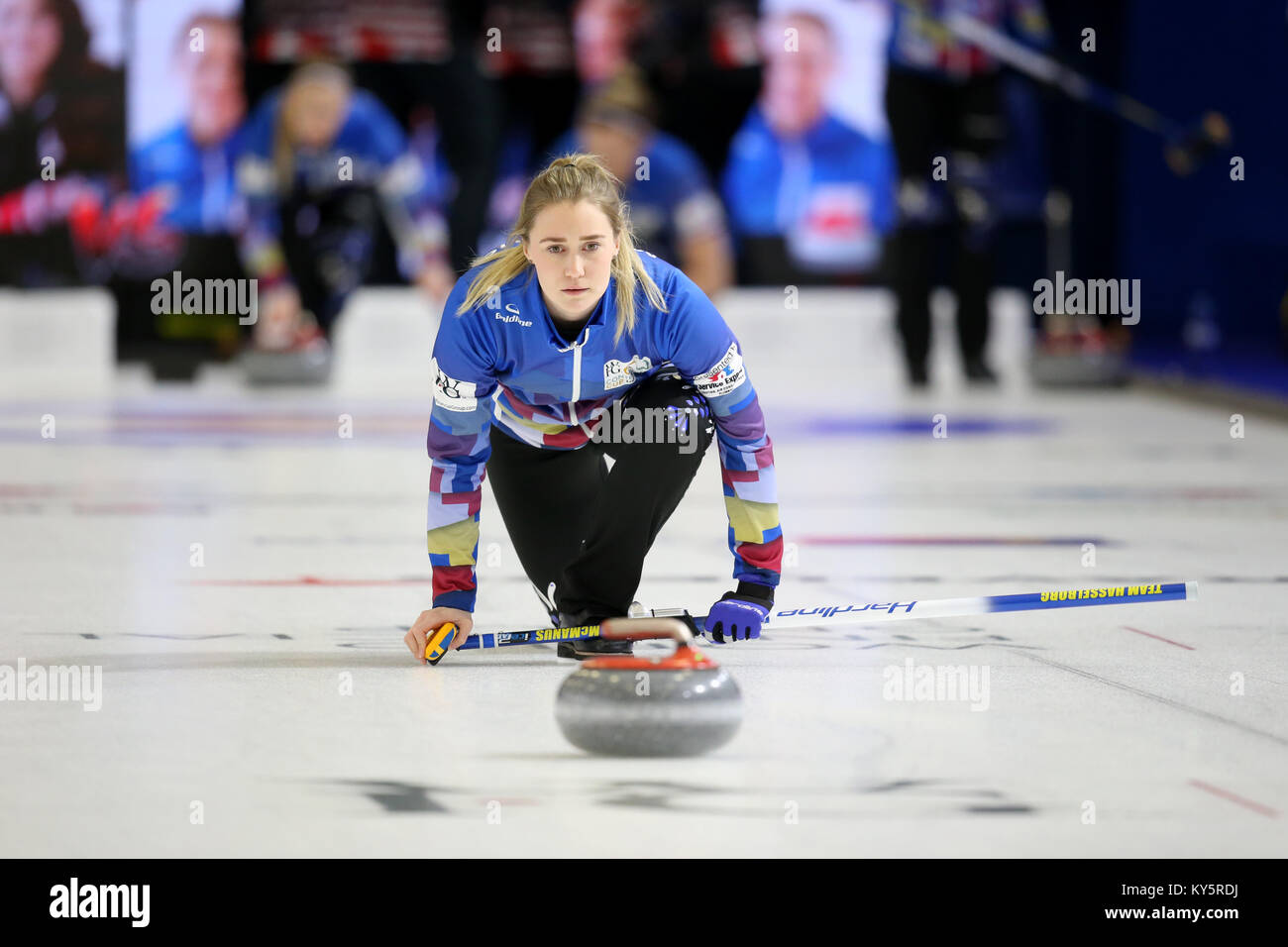 London, Ontario, Canada, Jan 13th 2018 Western Fair sports complex ...