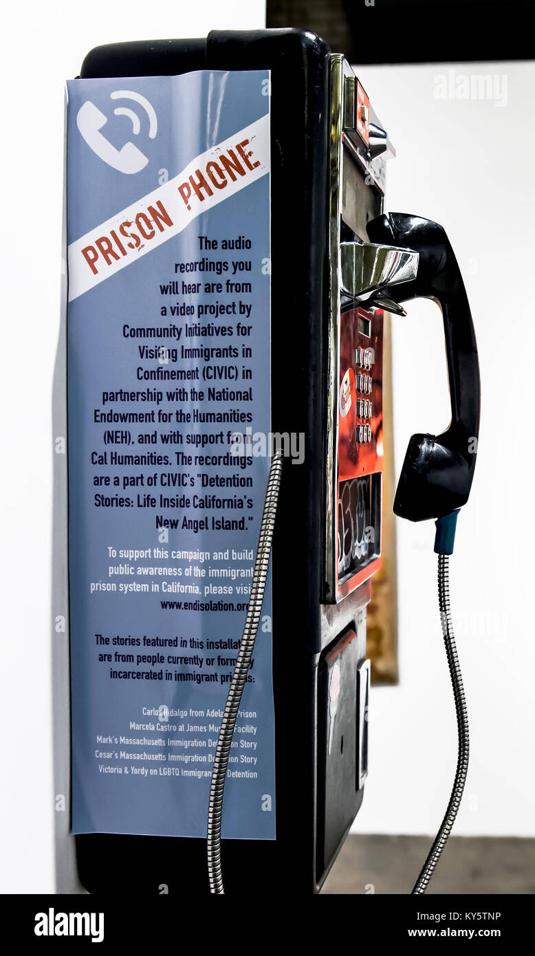 Los Angeles, California, USA. 13th Jan, 2018. 'Prison Phone' audio ...