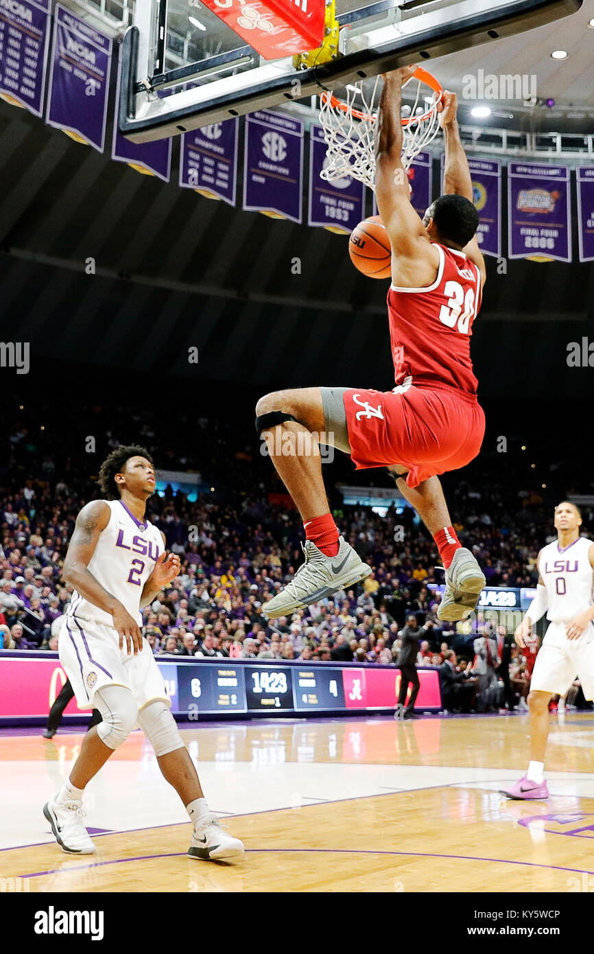 Baton Rouge, LA, USA. 13th Jan, 2017. Alabama Crimson Tide forward ...