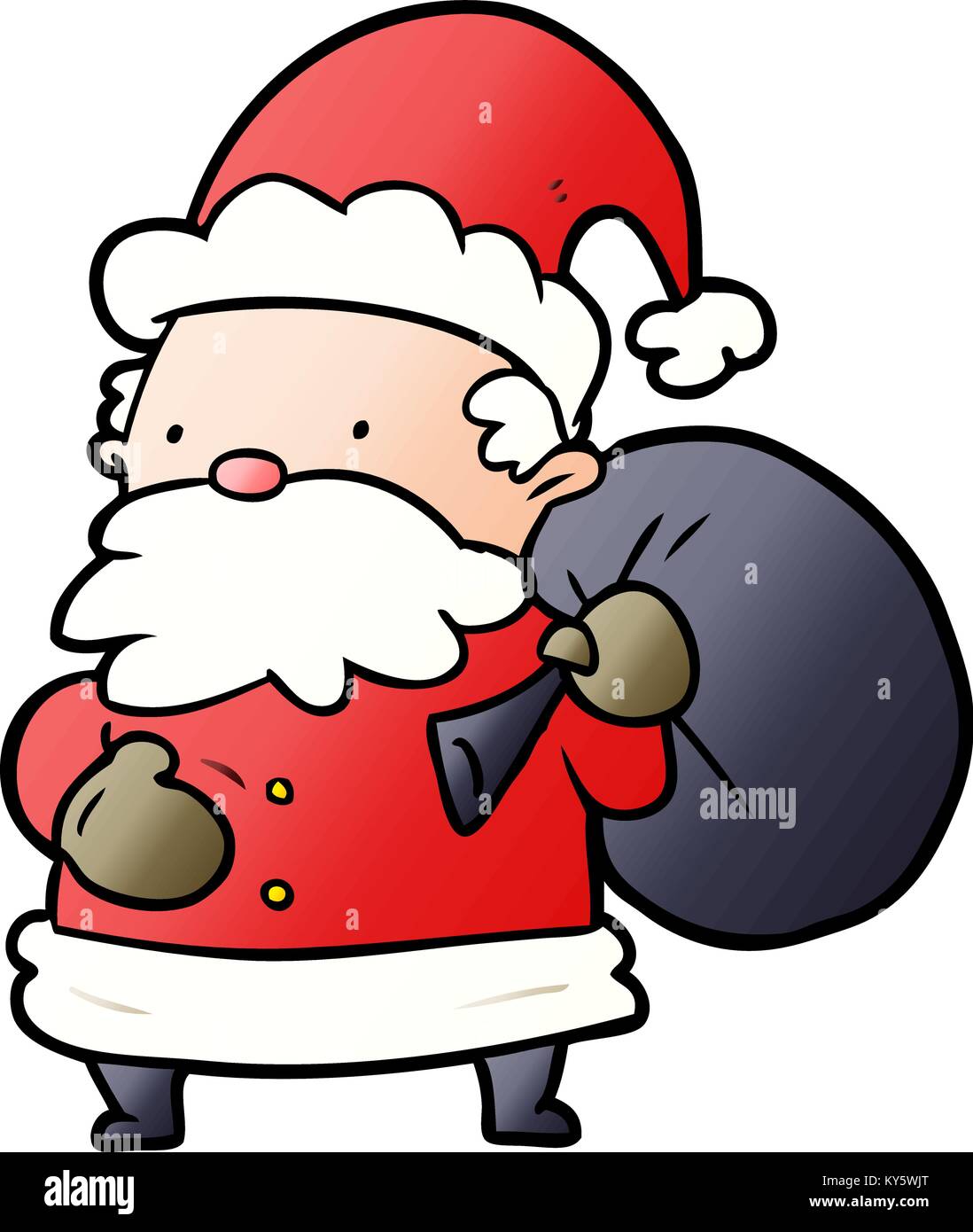 cartoon santa claus Stock Vector Image & Art - Alamy