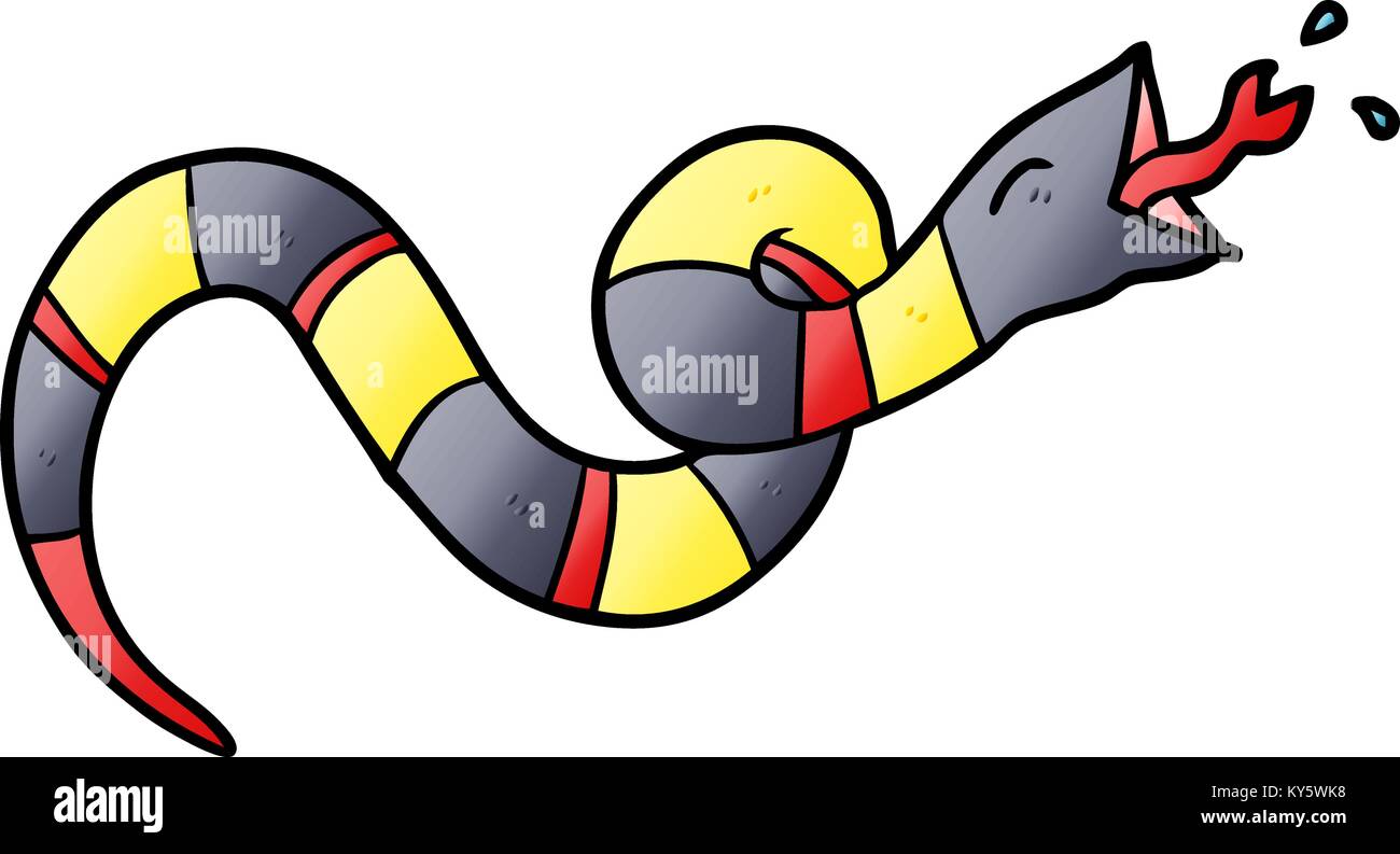 cartoon hissing snake Stock Vector Image & Art - Alamy