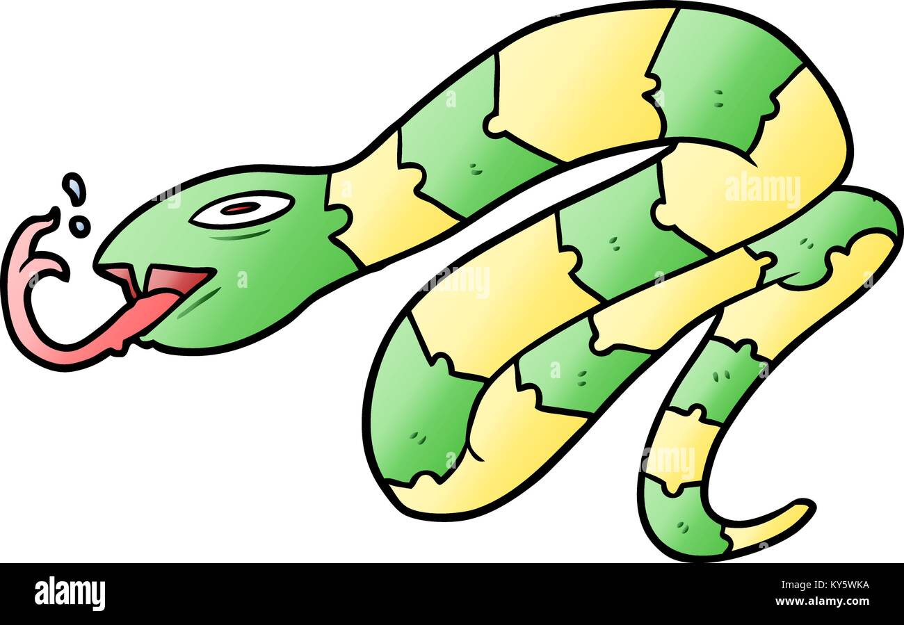 cartoon hissing snake Stock Vector Image & Art - Alamy