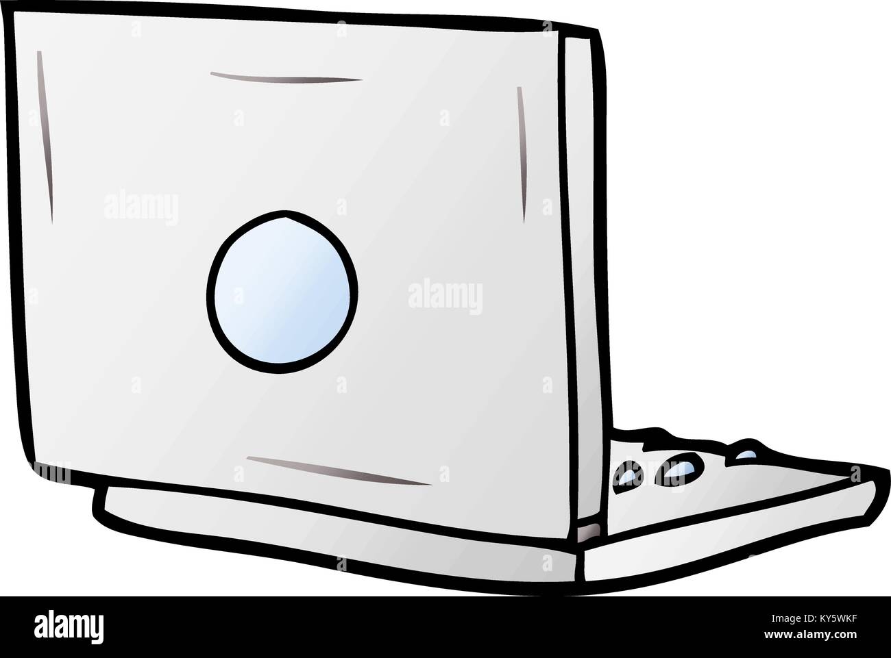 cartoon laptop computer Stock Vector Image & Art - Alamy