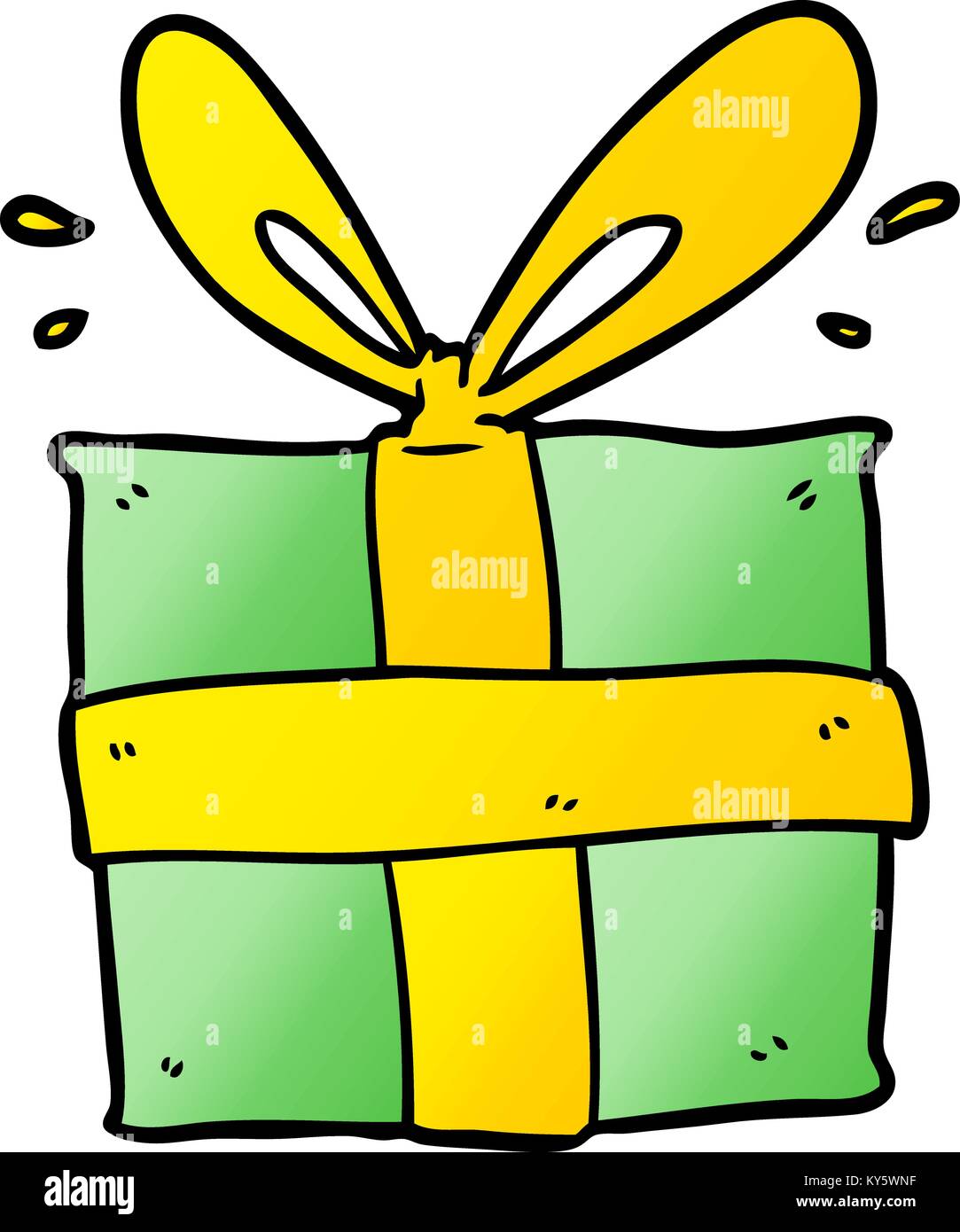 cartoon wrapped gift Stock Vector Image & Art - Alamy