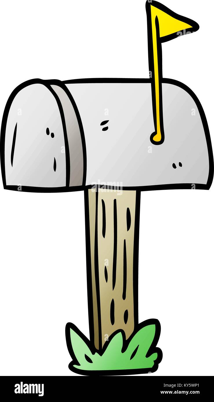 Freehand drawn cartoon mail box hi-res stock photography and images - Alamy