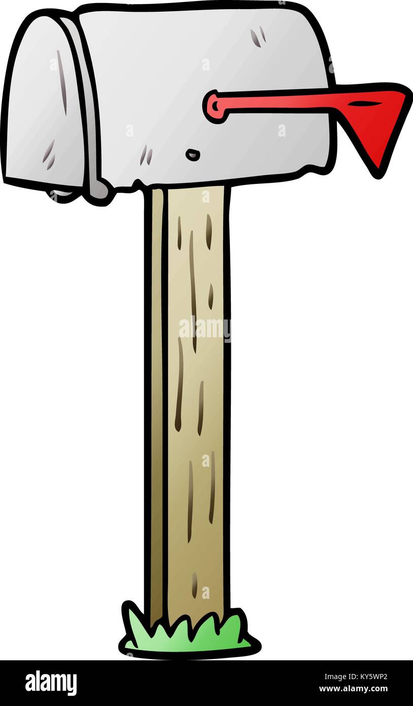 Freehand drawn cartoon mail box hi-res stock photography and images - Alamy