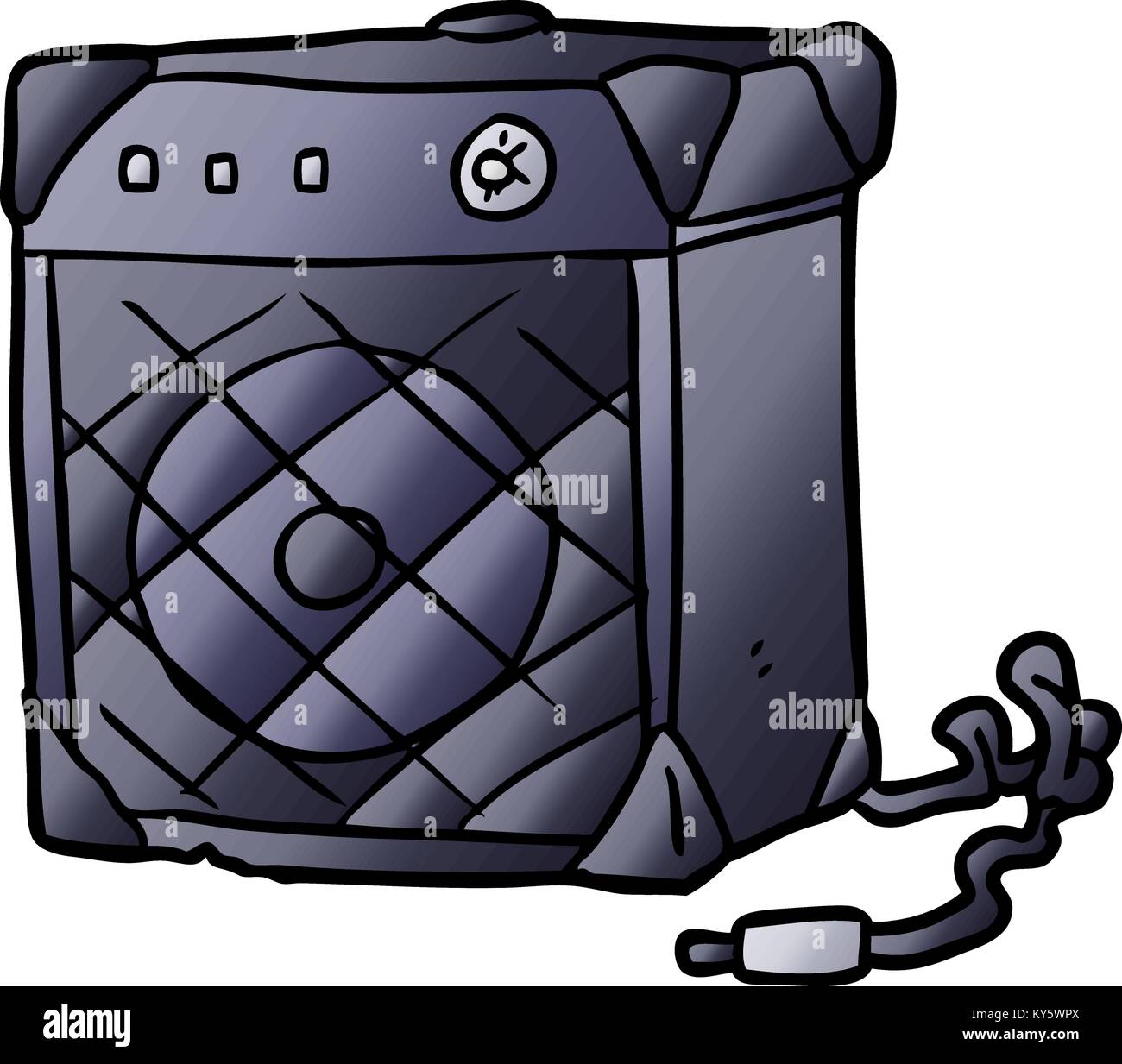 Cartoon Guitar Amplifier