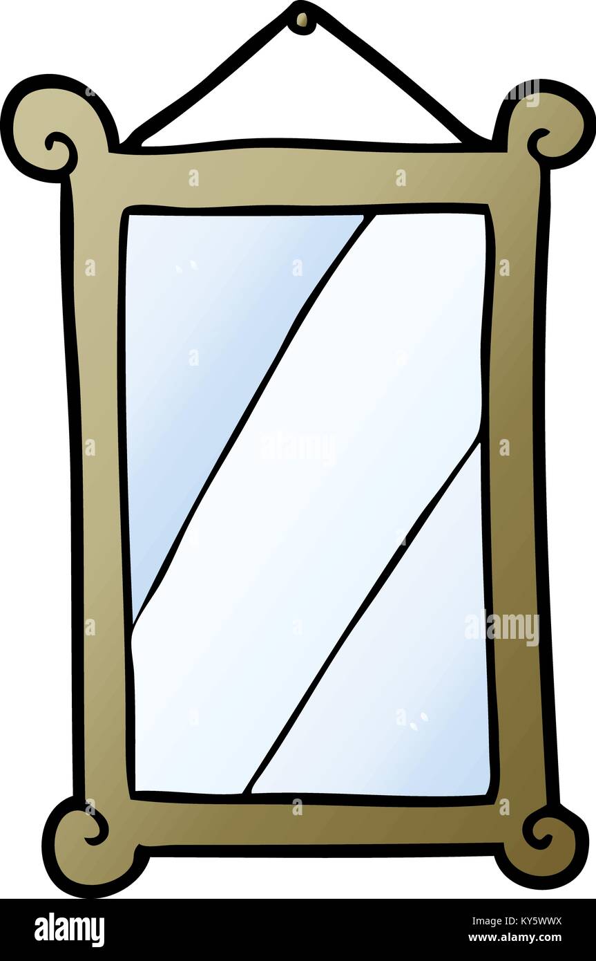 cartoon framed old mirror Stock Vector Image & Art - Alamy