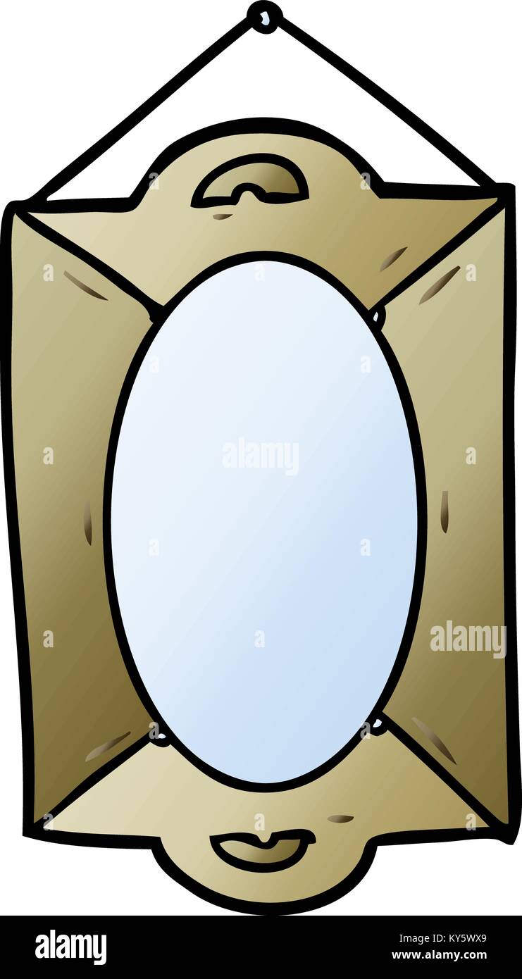 cartoon framed old mirror Stock Vector Image & Art - Alamy